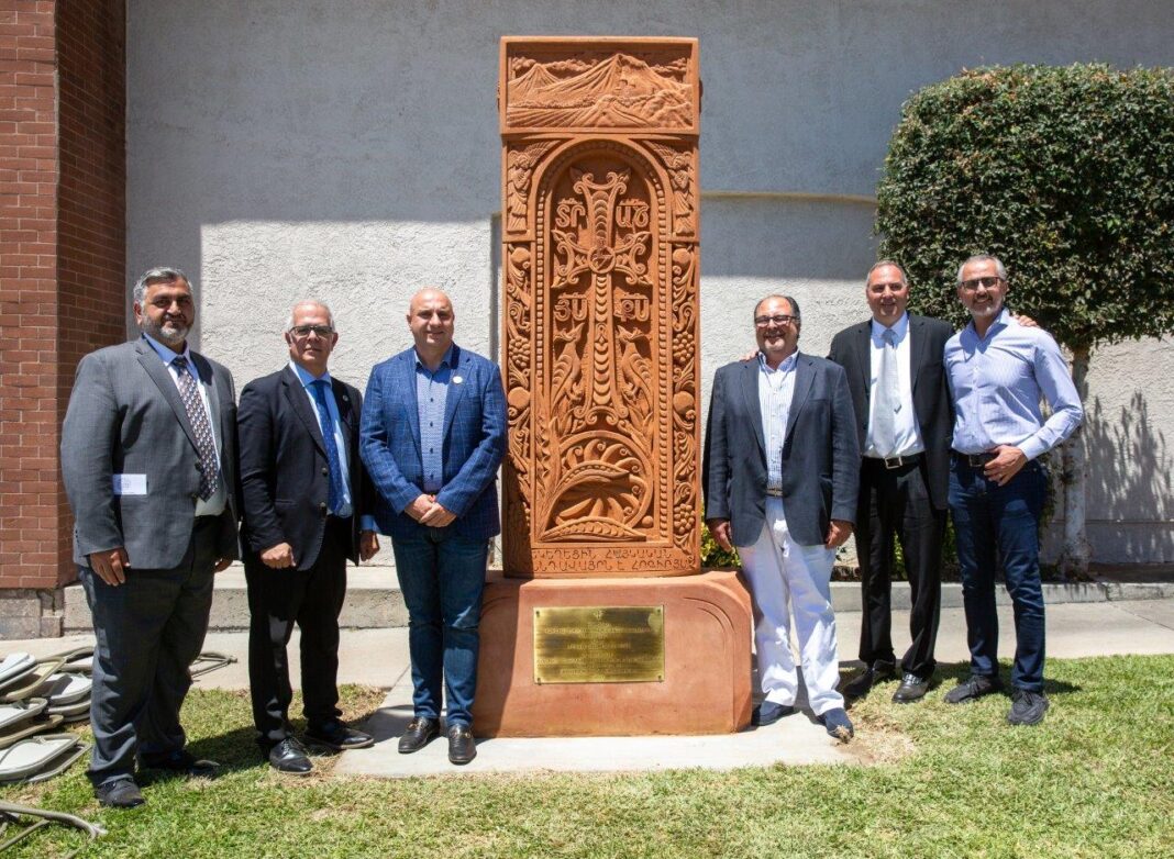 Khachkar Blessed at Tekeyan Cultural Association Beshgeturian Center ...