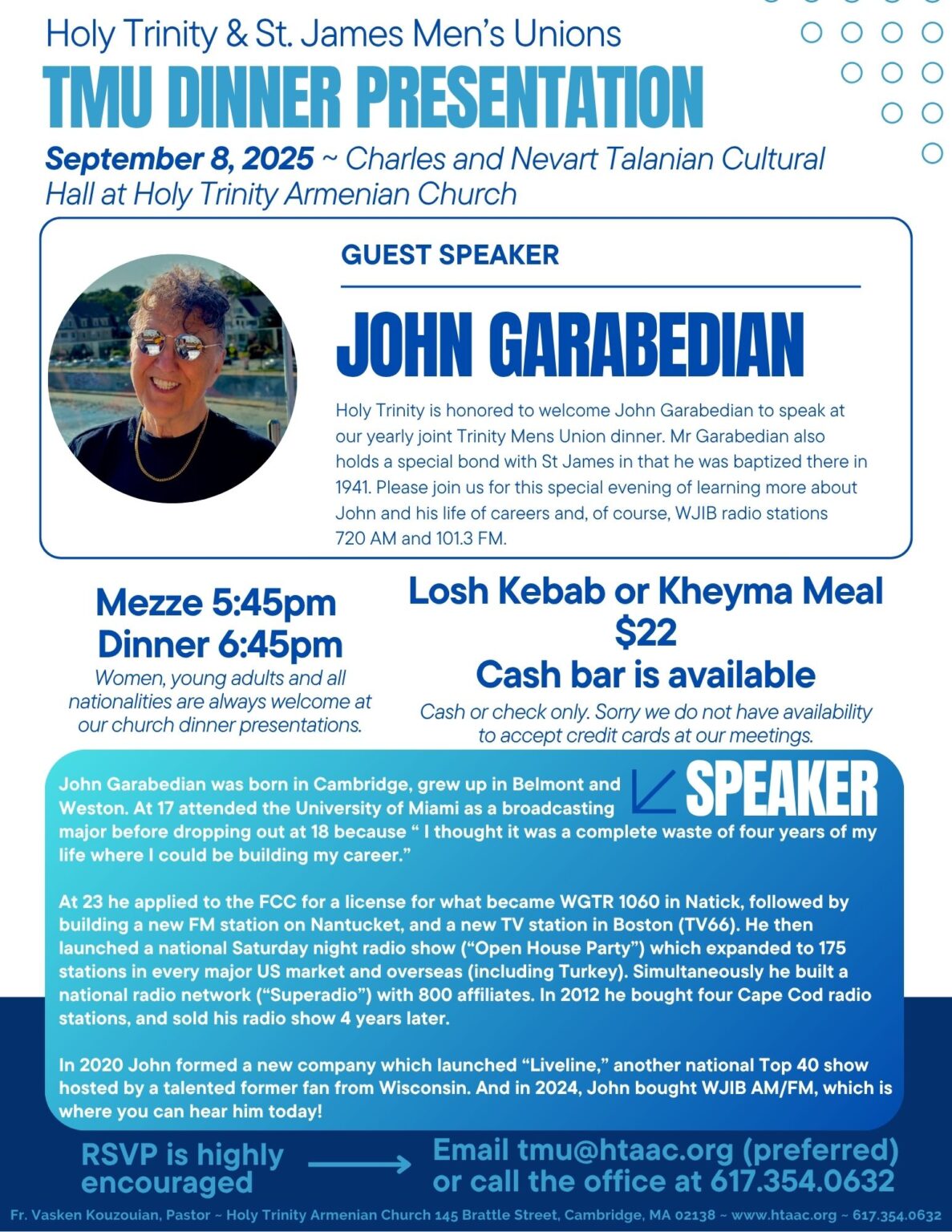 Trinity Men's Union and St. James Men's Club Joint Meeting - The ...